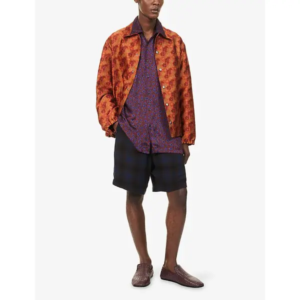 Dries Van Noten Cassidye Floral-print Satin Shirt