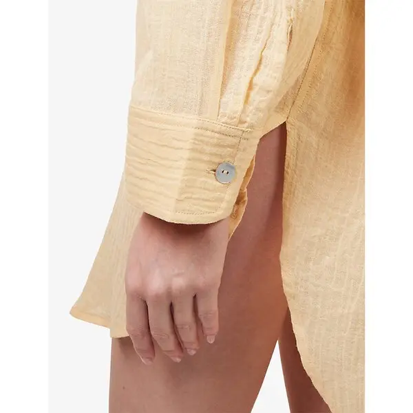 Monday Swimwear Barcelona Crinkle Linen Shirt