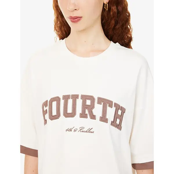 4TH & RECKLESS Fourth" Cotton T-shirt