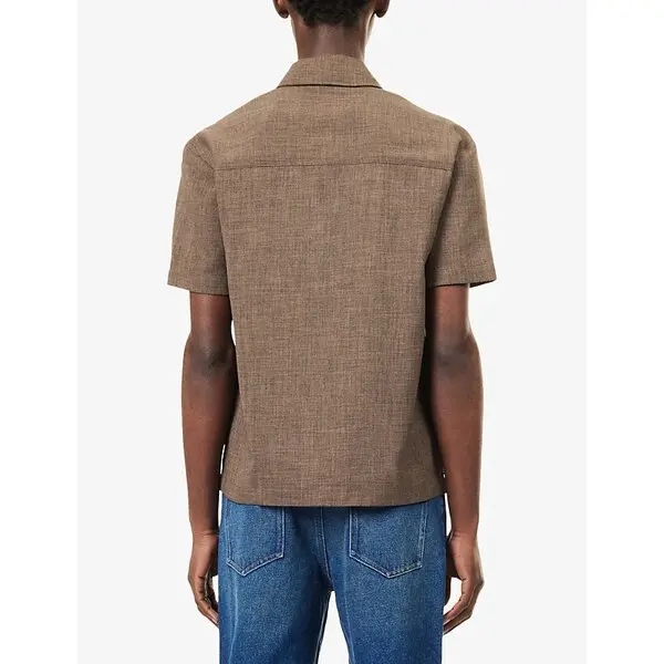 NOBL Thorley Textured Woven Polo Shirt