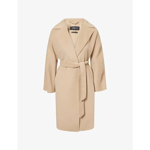 Max Mara Double-faced Wool Robe Coat