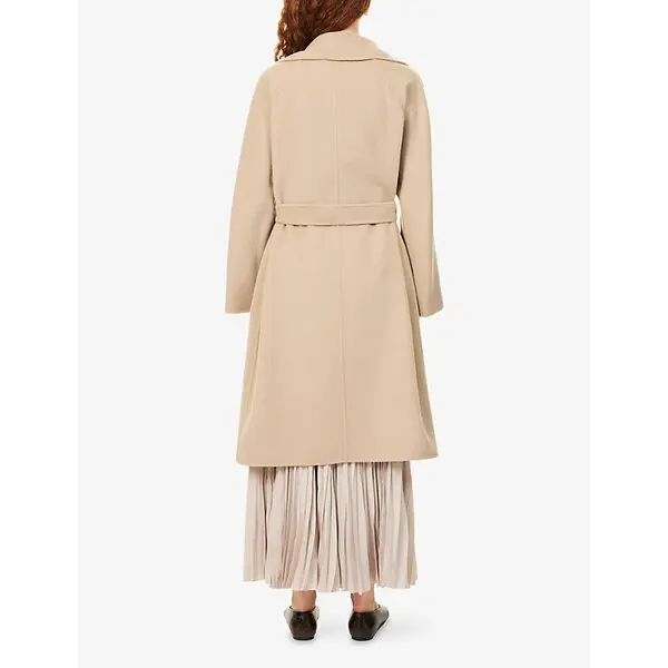 Max Mara Double-faced Wool Robe Coat