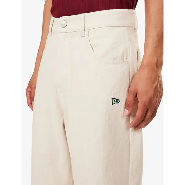 New Era Athletics Relaxed Fit Denim Shorts