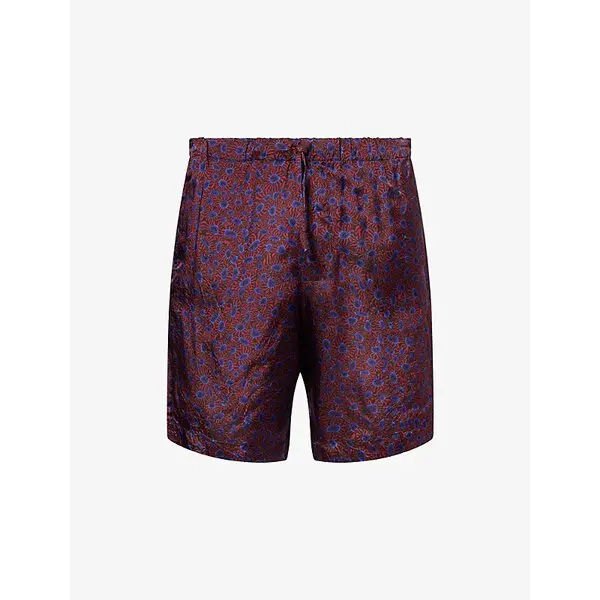 Dries Van Noten Floral-print Woven Shorts