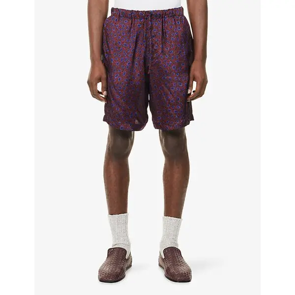 Dries Van Noten Floral-print Woven Shorts