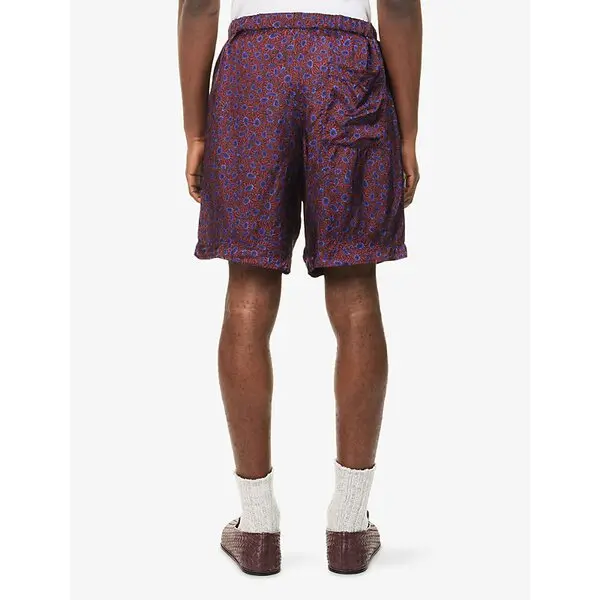 Dries Van Noten Floral-print Woven Shorts