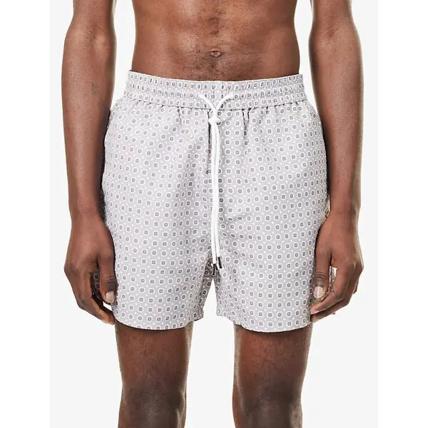 ARNE Mosaic Print Swim Shorts