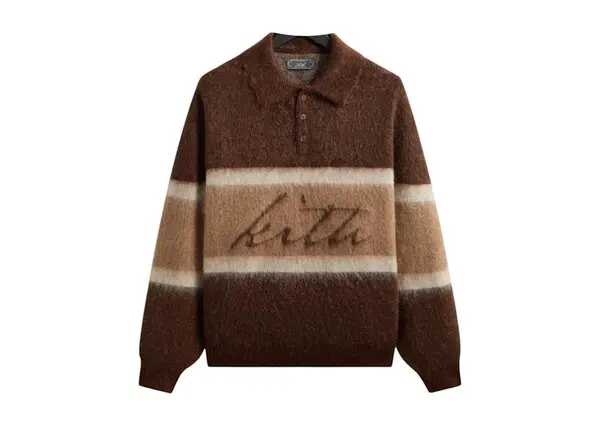 Kith Mohair Harmon Rugby Polo Shirt - Element