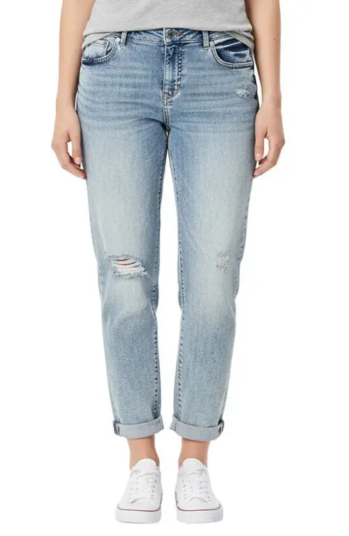SLINK JEANS Straight Leg Boyfriend Jeans