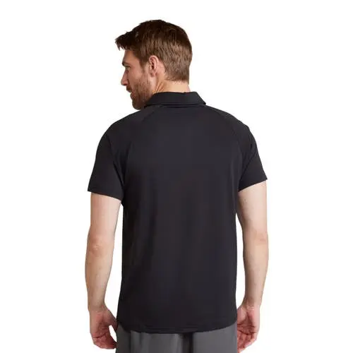Mountain Warehouse Isocool Lightweight Polo Shirt - Black