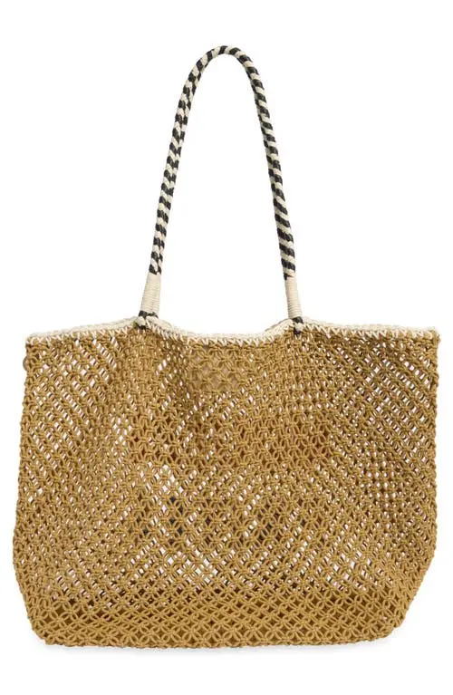 Clare V. L'été Moules Frites Cotton Crochet Tote