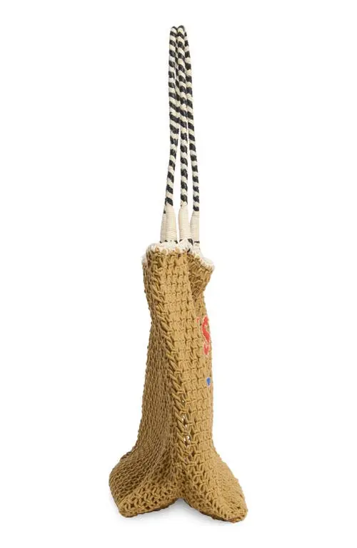 Clare V. L'été Moules Frites Cotton Crochet Tote