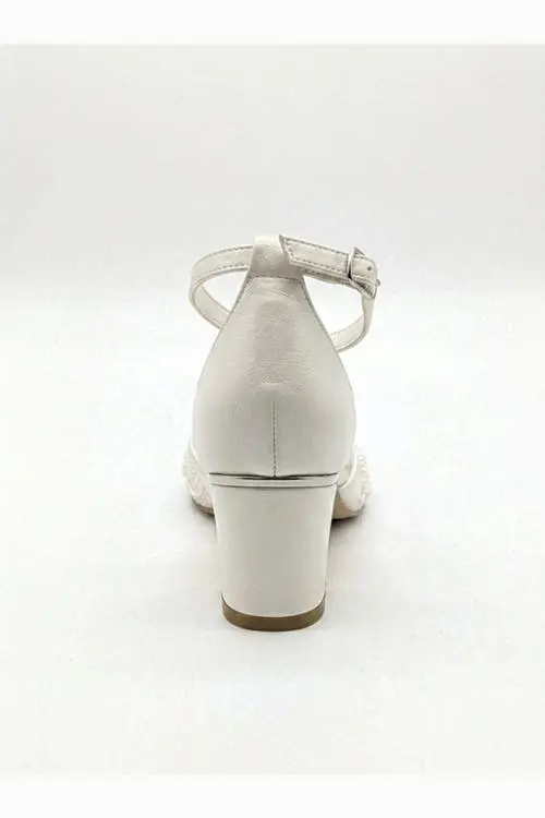FOREVER & ALWAYS SHOES Viona Lace Bridal Pump