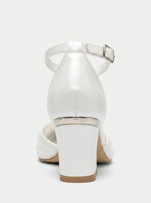 FOREVER & ALWAYS SHOES Forever & Always Viona Lace Bridal Pump