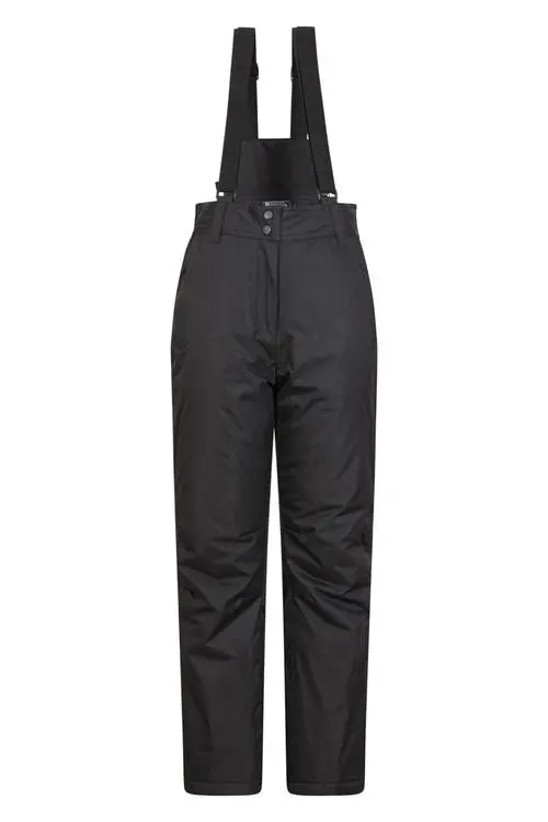 Mountain Warehouse Moon Ii Ski Trousers With Detachable Braces - Black
