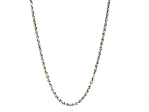 ANCONA JEWELRY Sterling Rope Chain Necklace, -inch