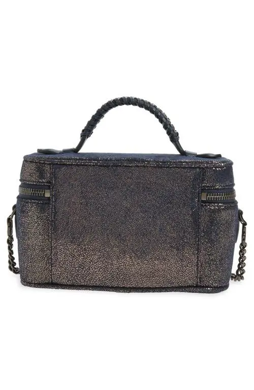 Stella McCartney Falabella Shine Crossbody Vanity Case - Dark Navy