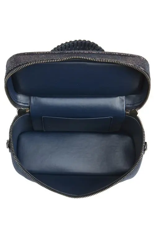 Stella McCartney Falabella Shine Crossbody Vanity Case - Dark Navy