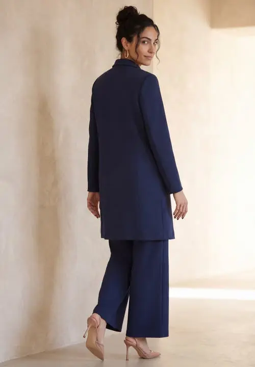 JESSICA LONDON Perfect Ease Knit Duster Jacket