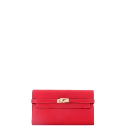 Hermès Kelly Wallet Epsom Long - Red