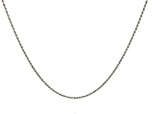 ANCONA JEWELRY Sterling Rope Chain Necklace, -inch