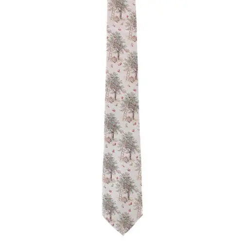 Trafalgar Fall Apple Orchard Silk Neck Tie