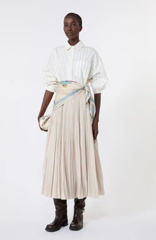 Max Mara Plissé Skirt