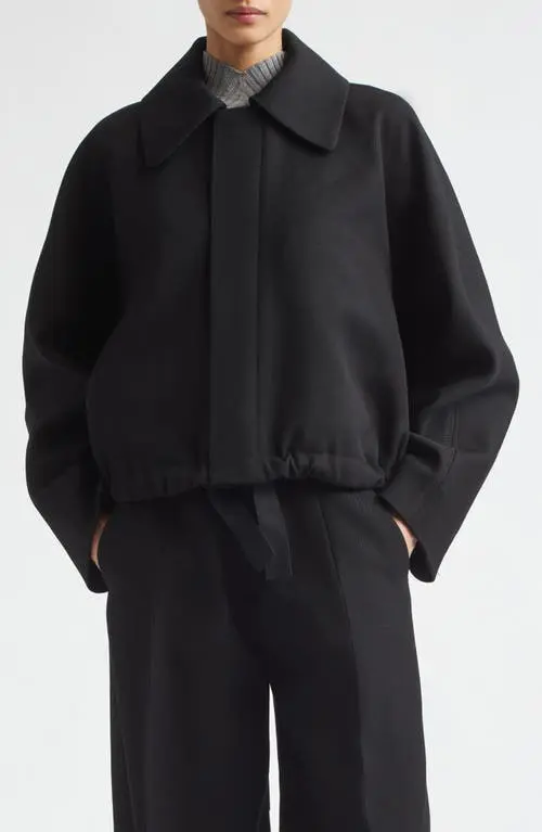 Victoria Beckham Arden Virgin Wool Bomber Jacket