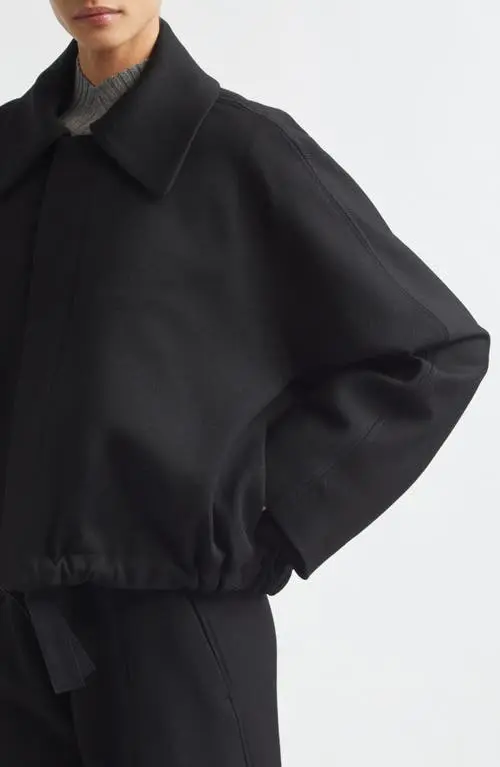 Victoria Beckham Arden Virgin Wool Bomber Jacket