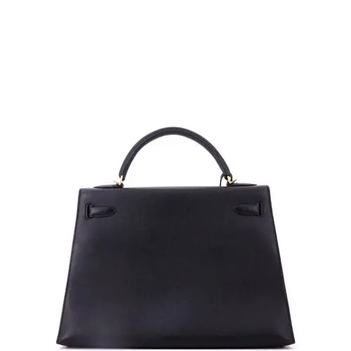 Hermès Kelly Handbag Epsom With Gold Hardware 32 - Black