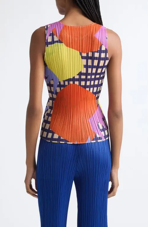 Issey Miyake Market Plissé Graphic Tank