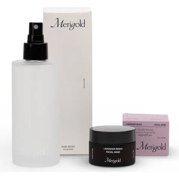 MERIGOLD Rose Water And Lavender Reishi Mask Bundle - White