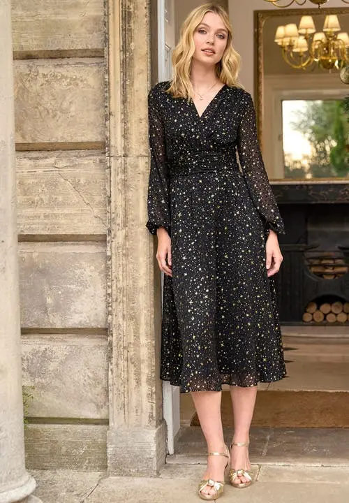 JOE BROWNS Starry Georgette Midi Dress