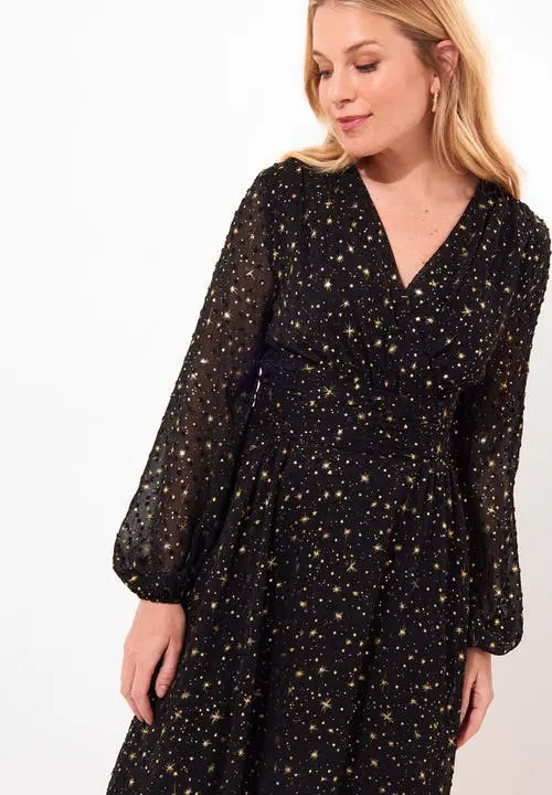 JOE BROWNS Starry Georgette Midi Dress