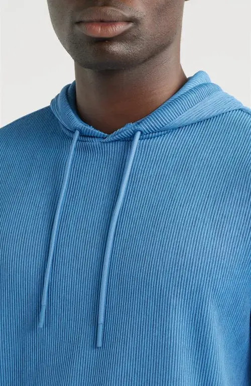 Johnnie-o Hoppin Heather Stretch Rib Knit Hoodie