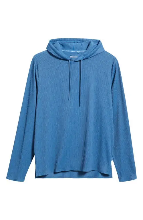 Johnnie-o Hoppin Heather Stretch Rib Knit Hoodie