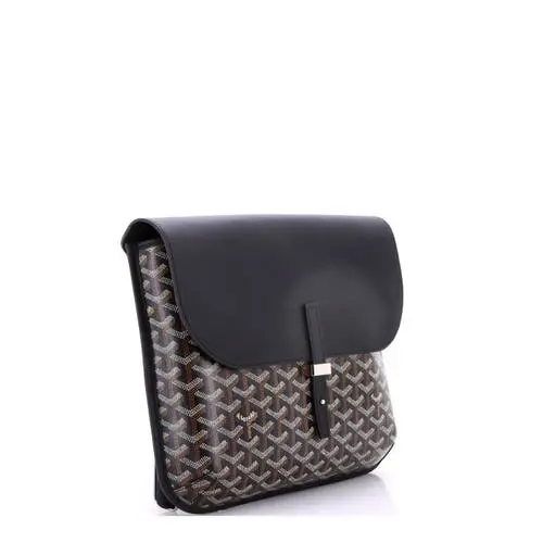 Goyard Coursier Messenger Bag Coated Canvas And Leather