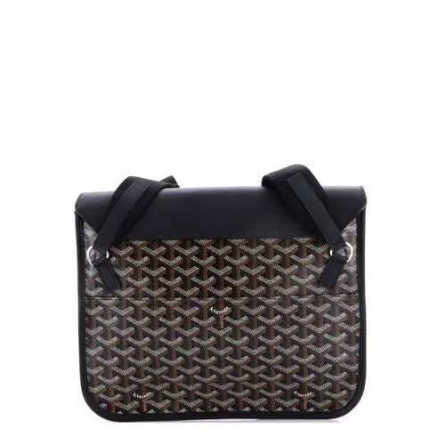 Goyard Coursier Messenger Bag Coated Canvas And Leather