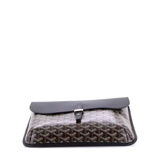 Goyard Coursier Messenger Bag Coated Canvas And Leather