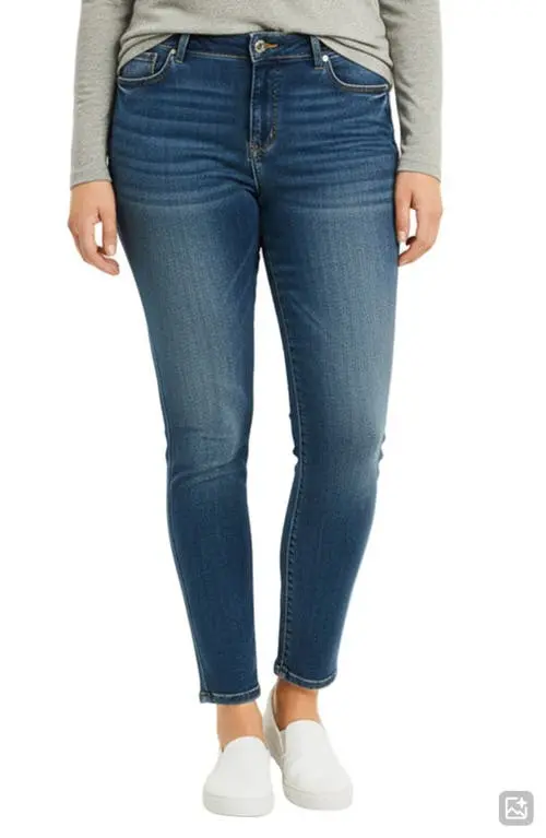 SLINK JEANS High Waist Ankle Skinny Jeans