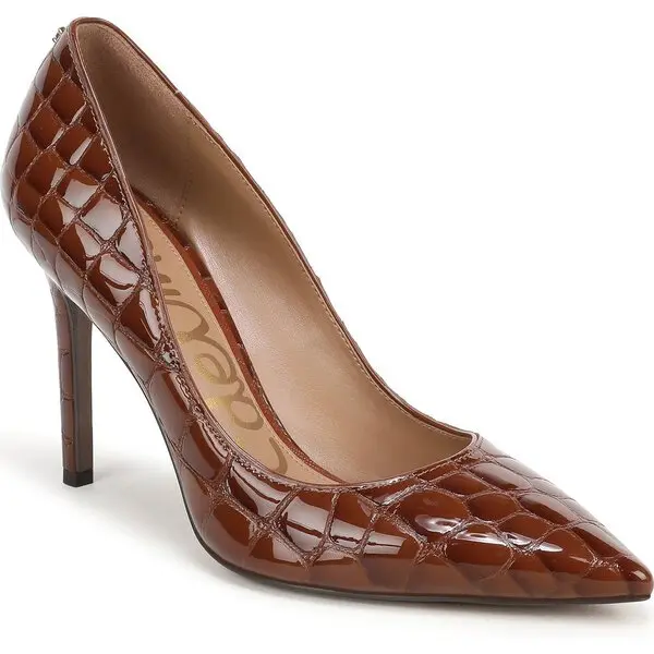 Sam Edelman Hazel Pointed Toe Pump - Caramel