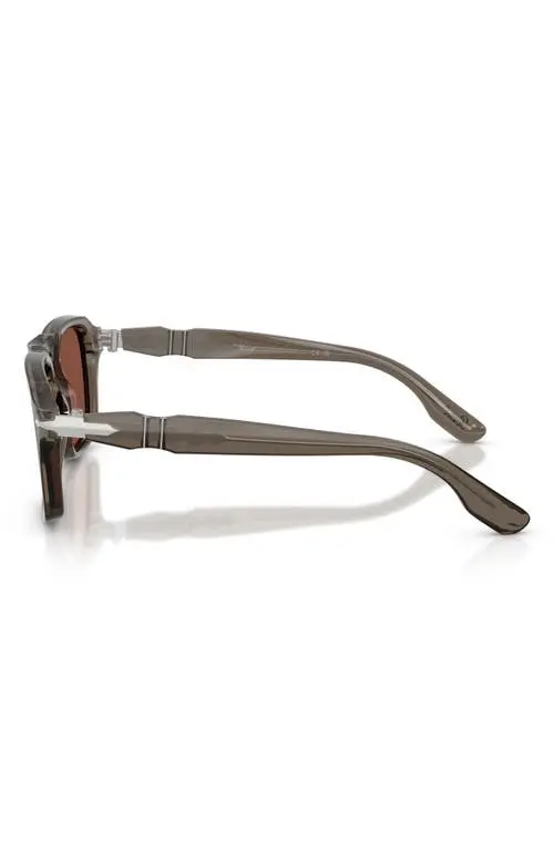 Persol Po8002s 55mm Rectangle Sunglasses