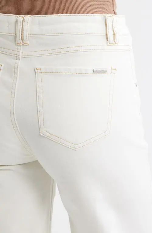 TRACTR Seam Detail Wide Leg Jeans
