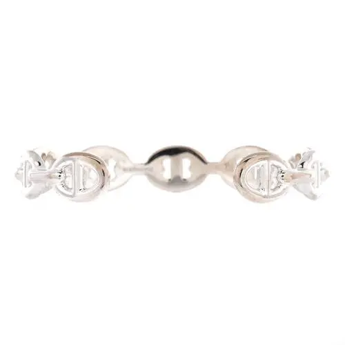 Hermès Chaine D'ancre Enchainee Cuff Bracelet Sterling Medium