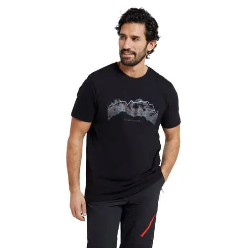 Mountain Warehouse Tech Mountains Natural T-shirt