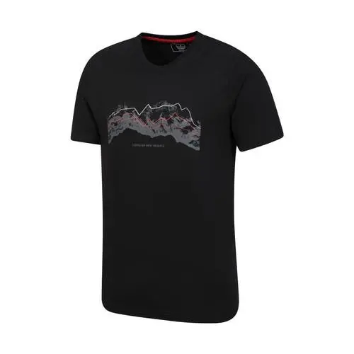 Mountain Warehouse Tech Mountains Natural T-shirt
