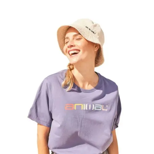 ANIMAL Indie Logo Natural Bucket Hat - Cream