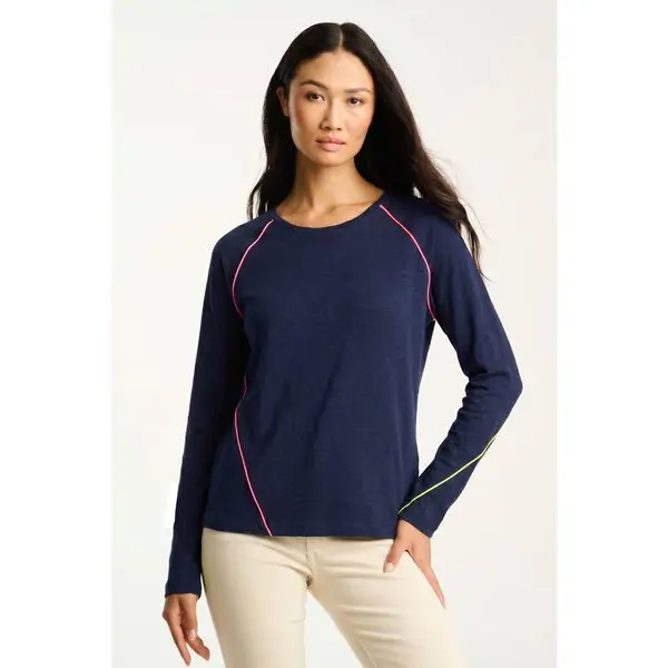 Lisa Todd Piping Hot Cotton Slub T-shirt
