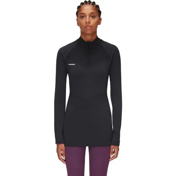 MAMMUT Trift Half-zip Long-sleeve Top - Black