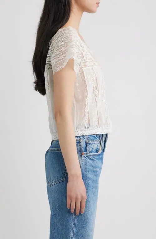 DÔEN Great Lace Cotton Voile Top